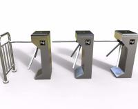 China 304 Stainless Steel Bi Directional Tripod Turnstile Gate 1400mm 980mm for Office Building for sale