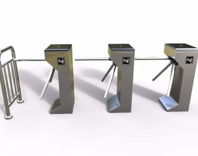 China 304 Stainless Steel Bi Directional Tripod Turnstile Gate 1400mm 980mm for Office Building for sale