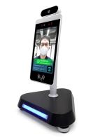 China RS232 IPS Face Recognition Biometric Device , Body Infrared Thermometer Kiosk for sale