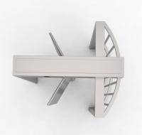 China Single Access Control Turnstile Gate High Speed AC220V/110V Full Height Turnstile for sale