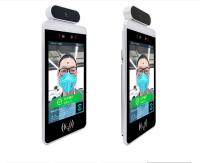 China 600mm Temperature Face Recognition Biometric Device Terminal stainless steel 30 - 45° for sale