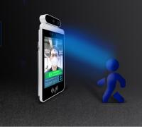 China Face Recognition Access Control Terminal 7 Inch Touch Screen 20000 Face Capacity for sale