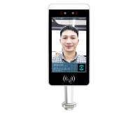 China Android Face Recognition Temperature Scanner 8 Inch IPS LCD Wall Mount Access Control for sale