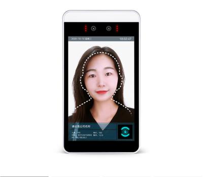 China Office Wall-Mounted Face Recognition Door Lock , Facial Thermometer Scanner for sale