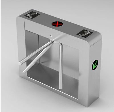 China RFID IC Card Access Waist Height Turnstile AC100-240V SUS304 Turnstile Gate Access Control for sale