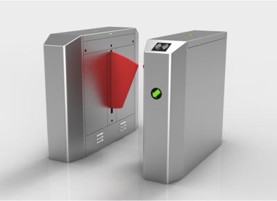 China Factory 3 Pairs Flap Barrier Turnstile , Retractable Automatic Office Security Gates for sale