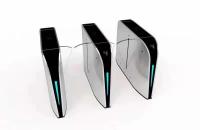 China Retractable Retractable Barrier Gate , SUS304 RFID Access Control To Entry Reception Areas for sale
