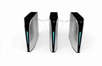 China Retractable Retractable Barrier Gate , SUS304 RFID Access Control To Entry Reception Areas for sale