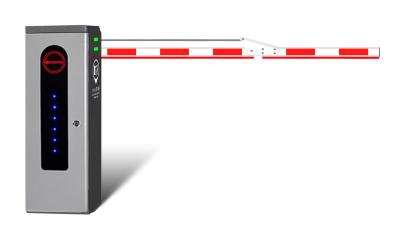 China Straight Car Barrier Gate AC220V 4.5m Parking Lot Lift Gate with Fence Arm for sale