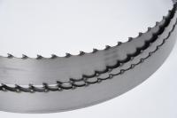 China 9900mm 27mm Portable Vertical Welded Band Saw Blades X32 Spring Steel for sale