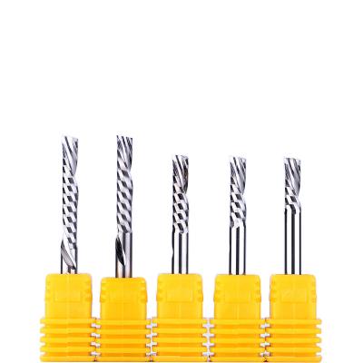China HRC60 3 Flute Spiral Milling Cutter For 316SS for sale