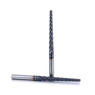China HRC55 25mm 12mm Roughing Long Carbide End Mills AlTiSiN for sale