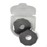 China Stick Packaging Circular Slitting Knife Hobbing Blade Rotary Slitter Knives for sale