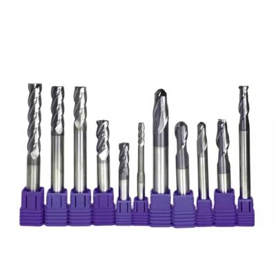 China 3.5MM Flute Alloy Milling Cutter 10mm Length Roughing End Mills For Steel for sale