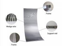 China Sewage Treatment Customized Sieve Bend Screen 304 Stainless Steel Wedge Wire for sale