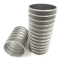 China Stainless Steel 304 Wedge Wire Strainer Metal Filter Screen for sale