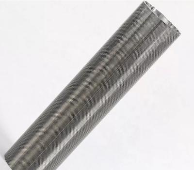 China Stainless Steel 316 Wedge Wire Screen Filter Pipe Johnson Tube Mining Filtration for sale