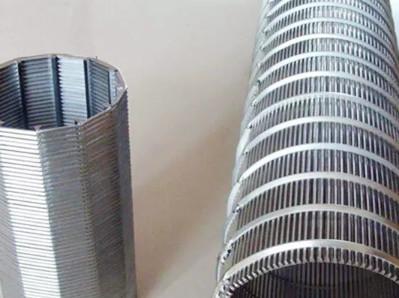 China 316 Stainless Steel Ss304 Wedge Screen Filter V Shaped Mesh Pipe for sale