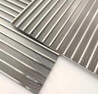 China 304 Stainless Steel Wedge Screen Filter Slot Size 150 300 750 Microns Panels for sale