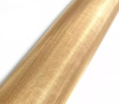 China Yellow 0.150mm Brass Woven Wire Mesh 8 15 27 50 110 Mesh for sale