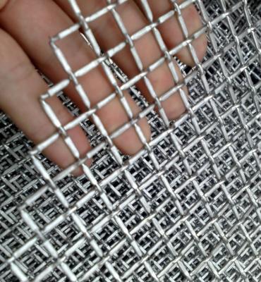 China Heavy 6mm 8mm 12mm Crimped Woven Wire Mesh Mine Vibrating Screen for sale
