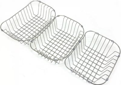 China Customized Metal Mesh Basket 302 Stainless Steel Wire Storage Small Hanging for sale