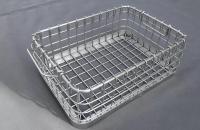 China Customized Metal Mesh Basket 302 Stainless Steel Wire Storage Small Hanging for sale