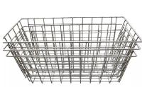 China Stainless Steel 2.5mm Wire Mesh Storage Baskets Kitchen Picnic Metal Electroplate for sale