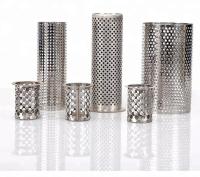 China 30mm 50mm Round 304 Stainless Steel Filter Mesh Perforated Metal Tube for sale