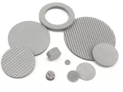 China Acid Resistance 304 Stainless Steel Filter Disc Wire Mesh Round Screen for sale