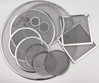 China Perforated Round Metal Filter Porous Stainless Steel Discs High Temperature Resistance for sale