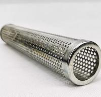 China Metal 304 316 Stainless Steel Perforated Filter Tube Wire Mesh Metallic for sale