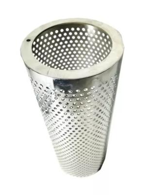 China Metal 304 316 Stainless Steel Perforated Filter Tube Wire Mesh Metallic for sale