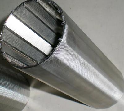 China 304Stainless Steel High Temperature Resistant Screen Pipe Johnson Tube Wedge Wire Screen Filter for sale