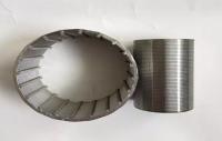 China 50 Micron Stainless Steel Wedge Wire Filter Element For Mechanically Cleaned Filter for sale