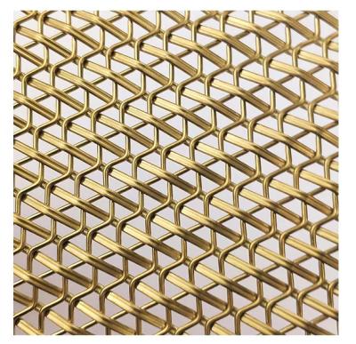 China Decorative Metal Mesh Resistance  Acid Architectural Woven Wire Mesh Panel for sale