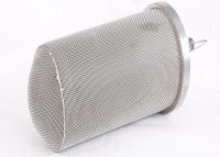 China 150mm Diameter 400 Microns Mesh Cylinder Strainer Micro Porous for sale