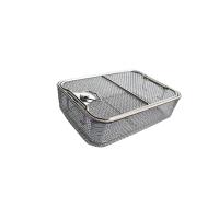 China Rust Proof 220mm Width 290mm Length Square Mesh Basket For Medicine for sale