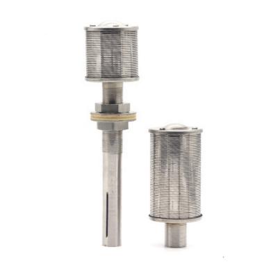 China API Durable Sand Treatment Slot 0.25mm Wedge Screen Filter , Sand Filter Nozzle for sale