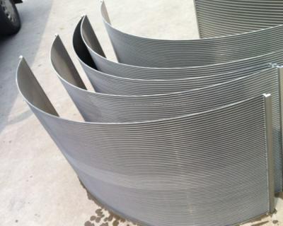 China Precision Separation 500mm 99% Wedge Wire Filter Screen , Sieve Bend Screen for sale