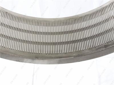 China AISI 304 200 Micron V Wire Screen Filter For Mine Vibrating for sale