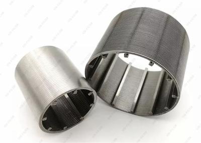 China Round 99% OD323mm Wedge Wire Strainer , Sintered Mesh Filter Wear Resistance for sale