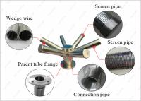 China Chemical Stability Food Grade SS304L 0.2mm Slot Wedge Wire Strainer For Water for sale