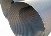 China 3m Length 0.4mm Sieve Bend Screen , Wedge Wire Filter Element For Distilling for sale