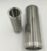 China High Precision Cylinder SS316L 0.4mm Slot Wedge Wire Filter Basket for sale