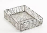 China 100mm Height AISI 302 Wire Mesh Storage Baskets , Mesh Basket Closet Organizer for sale