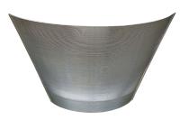 China Width 60mm Slot 0.5mm Wedge Wire Strainer For Sand And Gravels for sale