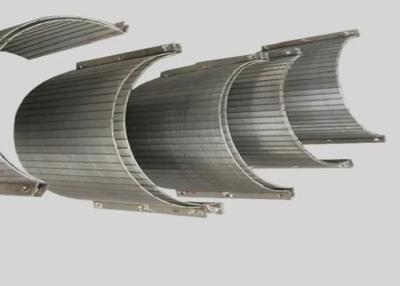 China 99% 0.1mm Wedge Wire Sieve Bend Screen For Petroleum Exploitation for sale