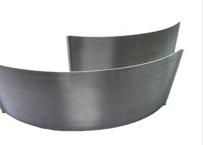 China Easy To Clean 600mm Length AISI 304 Wedge Wire Panels , Mine Vibrating Screen for sale