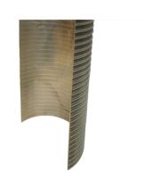 China Solid Filtration SS304 600mm Length Sieve Bend Screen , Wedge Wire Mesh for sale